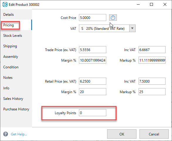 Easify Help - Product Loyalty Points